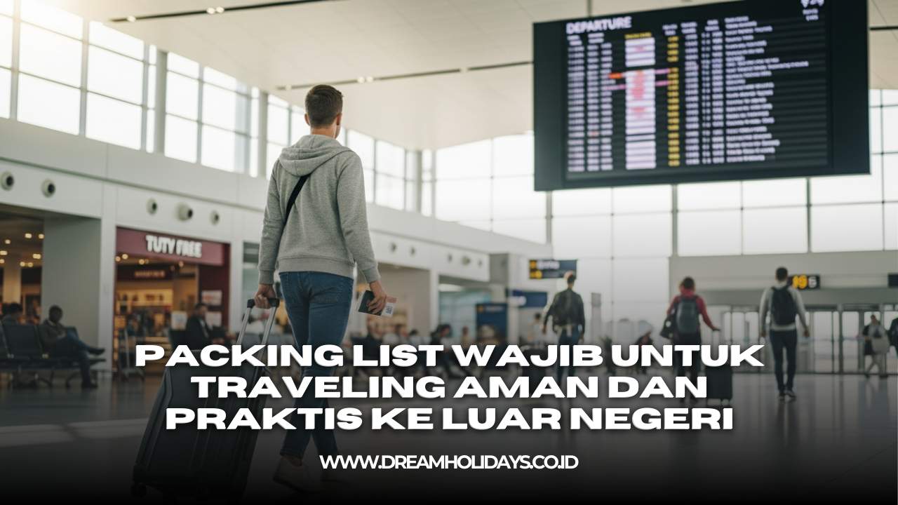 Packing List Wajib untuk Traveling Aman dan Praktis ke Luar Negeri